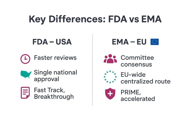 FDA vs EMA: Key Regulatory Differences in 2026