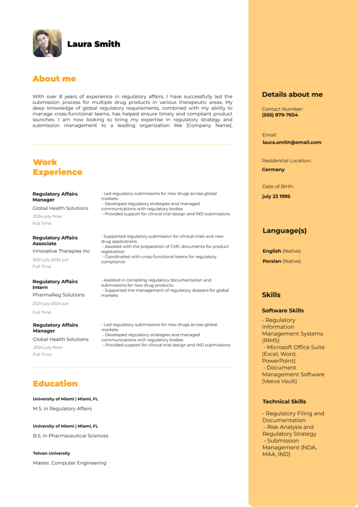 Pharmuni Resume Builder: Professional Pharma Resumes
