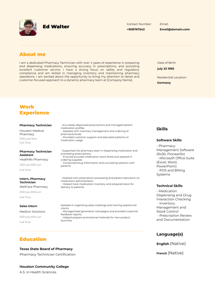 Pharmuni Resume Builder: Professional Pharma Resumes