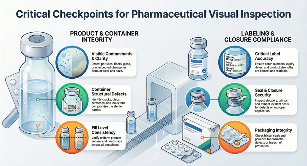 Visual Inspection in Pharma in 2026: SOP, PDF Guides & Defects